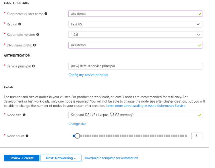 Deploying Azure Kubernetes cluster with container health monitoring service