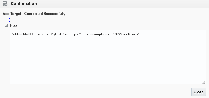 MySQL plugin for Oracle Enterprise Manager 13c Cloud Control