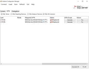 Using Kerberos configuration manager to resolve Microsoft SQL server ...
