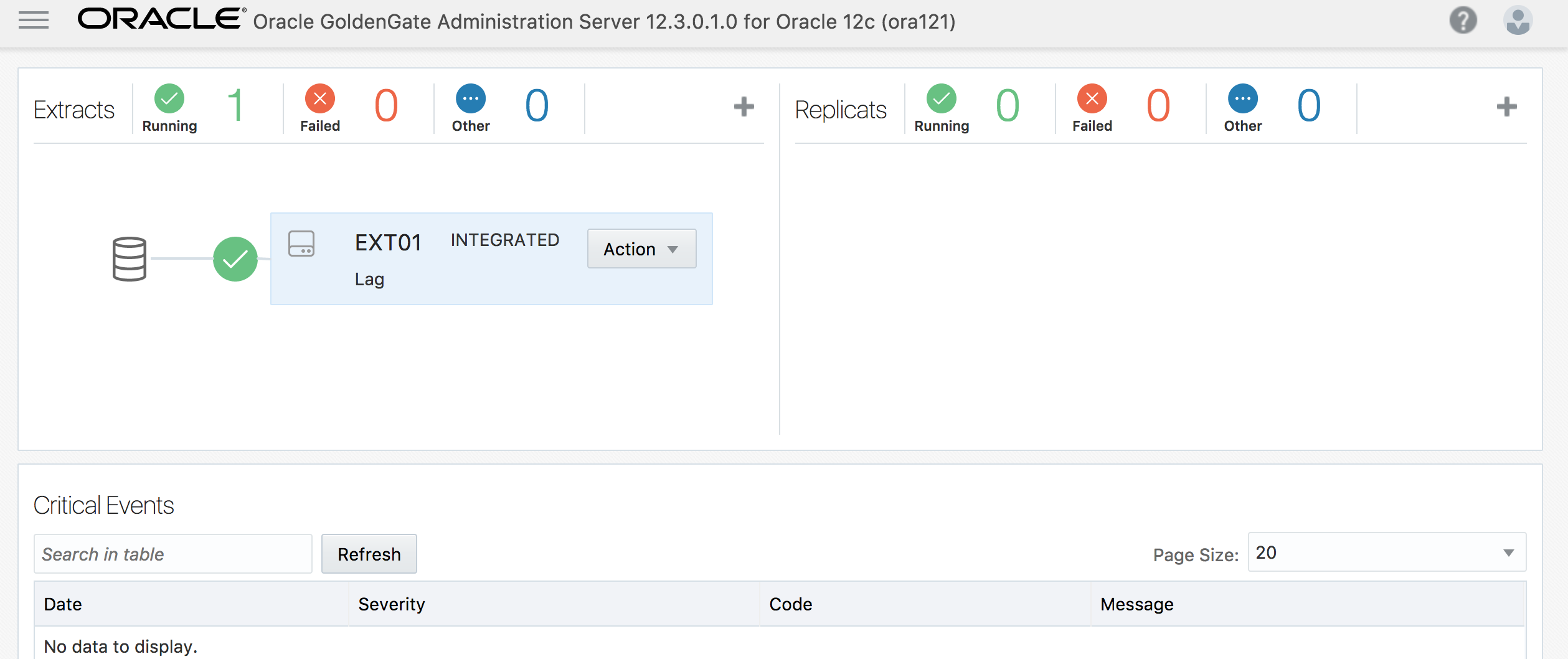 Oracle GoldenGate microservices architecture - first try.