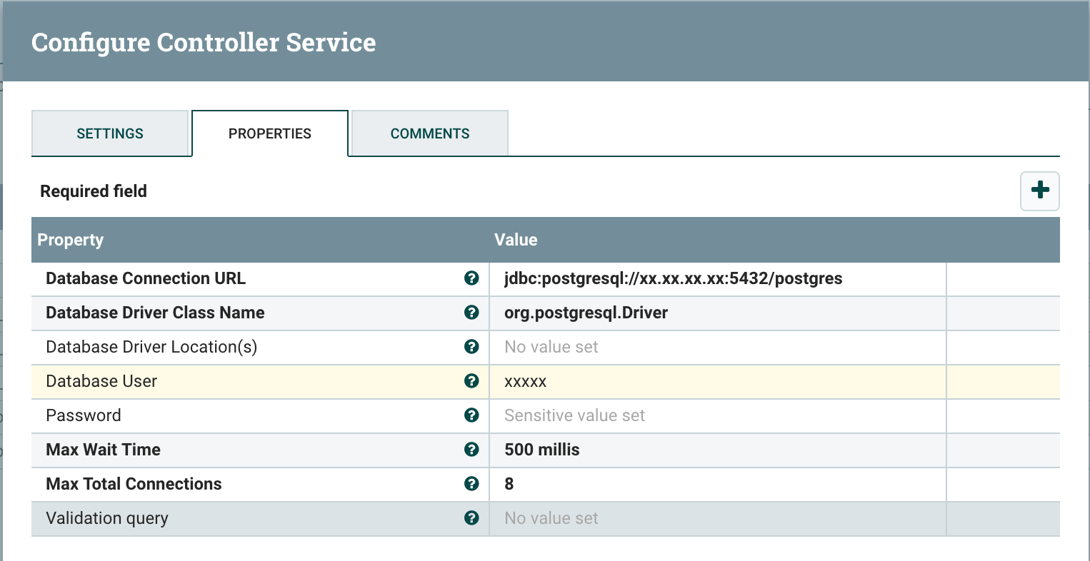 Database migration using Apache NiFi
