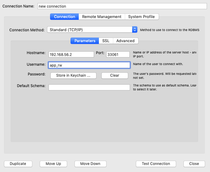 Using MySQL Workbench to Connect Through ProxySQL