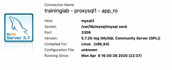 Using MySQL Workbench to Connect Through ProxySQL