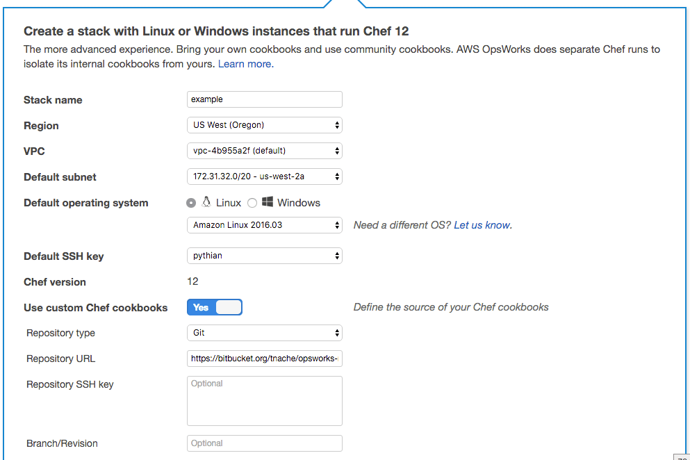 Deploy Docker containers using AWS Opsworks
