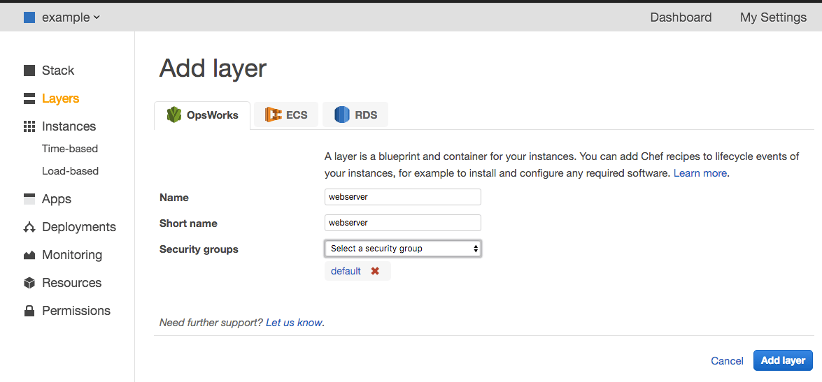 Deploy Docker containers using AWS Opsworks