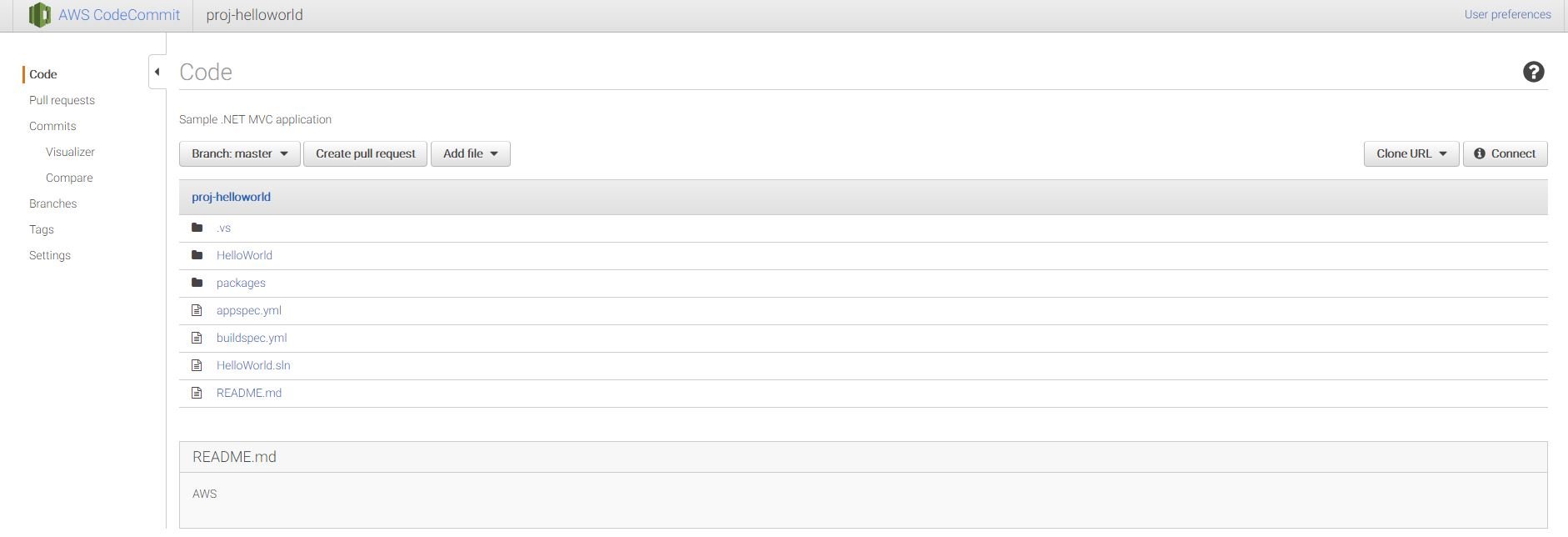 Build a CI/CD pipeline using AWS developer tools