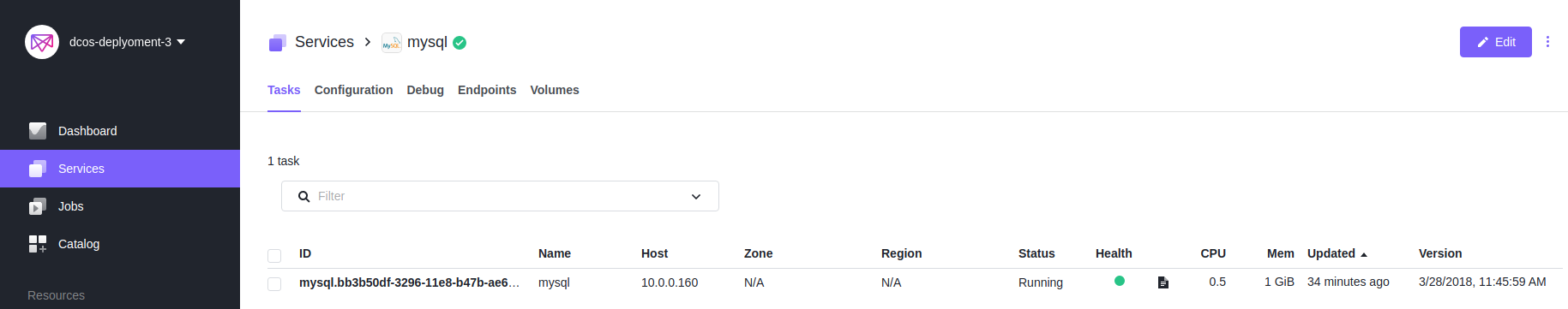Container orchestrators and persistent volumes - part 1: DC/OS