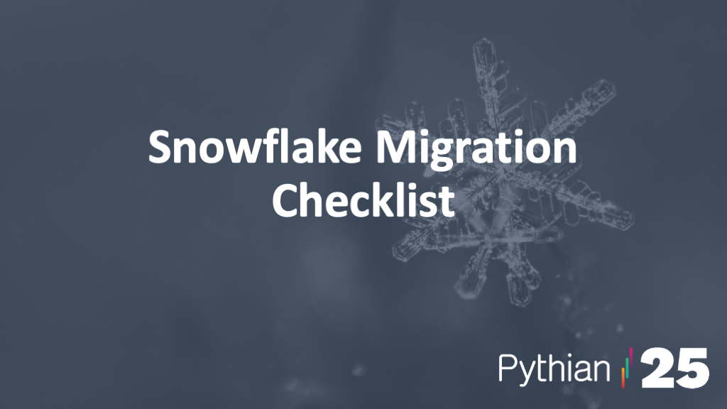 Pythian Blog: Technical Track | Migration Checklist