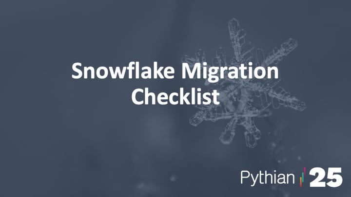 Pythian Blog: Technical Track | Migration Checklist