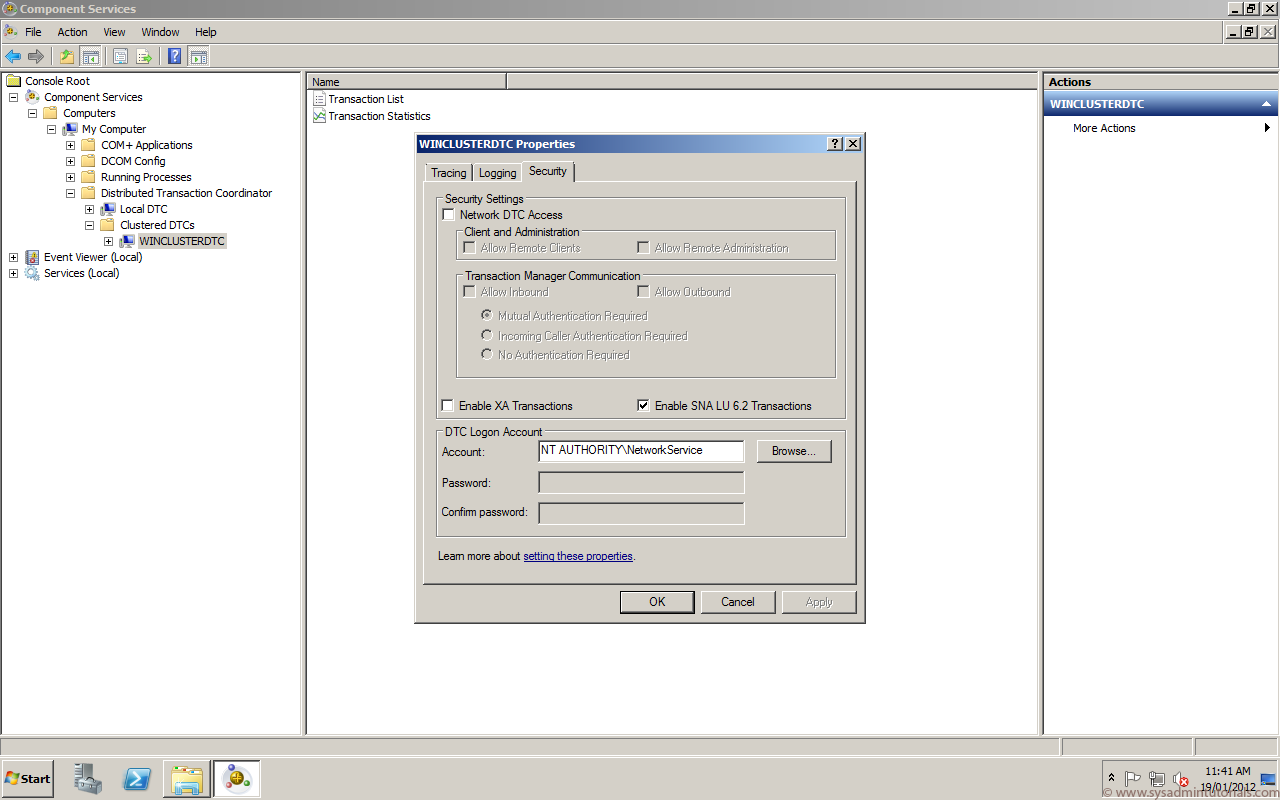 MSDTC and configuration details for cluster/Always On | Official Pythian®® Blog
