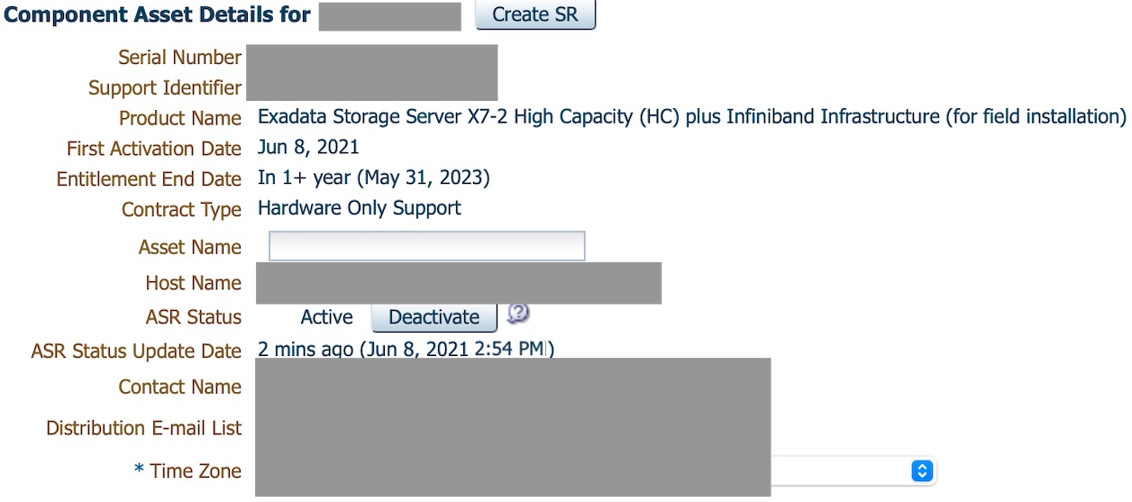 Oracle Exadata ASR General Troubleshooting
