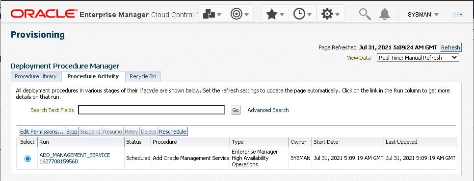 How to Deploy High Availability Apps—Oracle Cloud Management Servers
