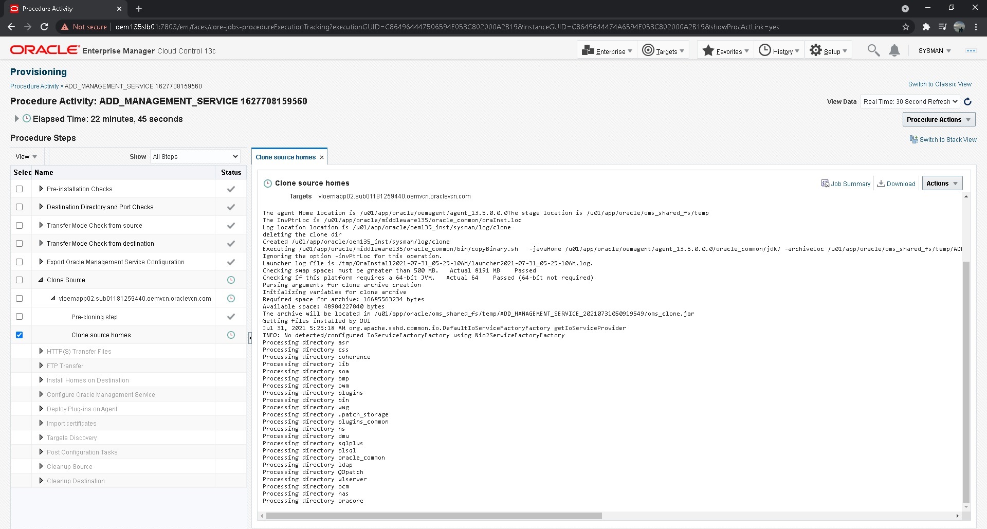 How to Deploy High Availability Apps—Oracle Cloud Management Servers
