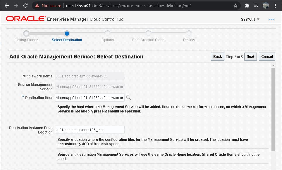 How to Deploy High Availability Apps—Oracle Cloud Management Servers