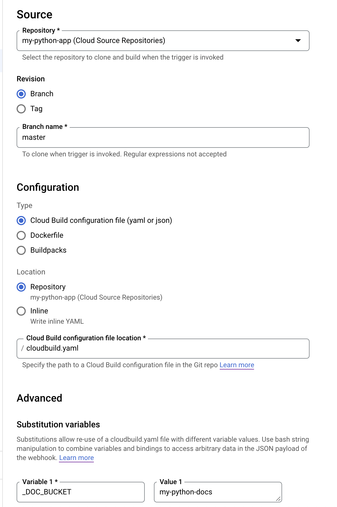 Generating Documentation for Your Python Code--Cloud Build & Sphinx