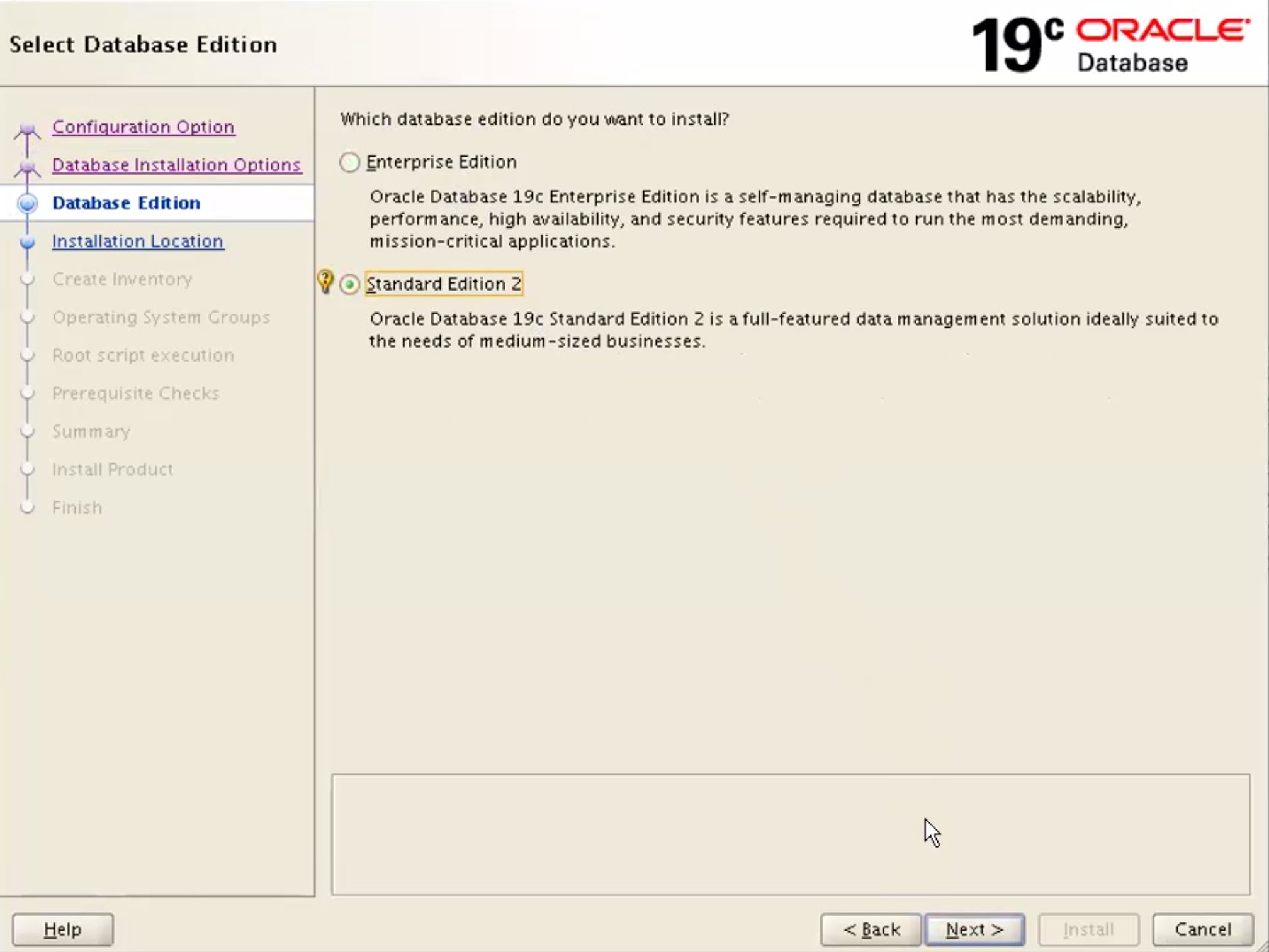 Create Oracle SE2 Database, Avoid Licensing Problems | Official Pythian ...