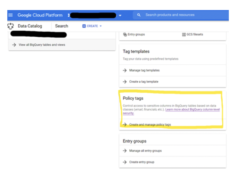 Column Level Security BigQuery(GCP) | Official Pythian®® Blog