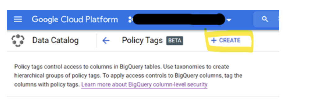 Column Level Security BigQuery(GCP) | Official Pythian®® Blog