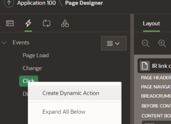 Apex Interactive Report: A link column with a clickable icon | Official Pythian®® Blog