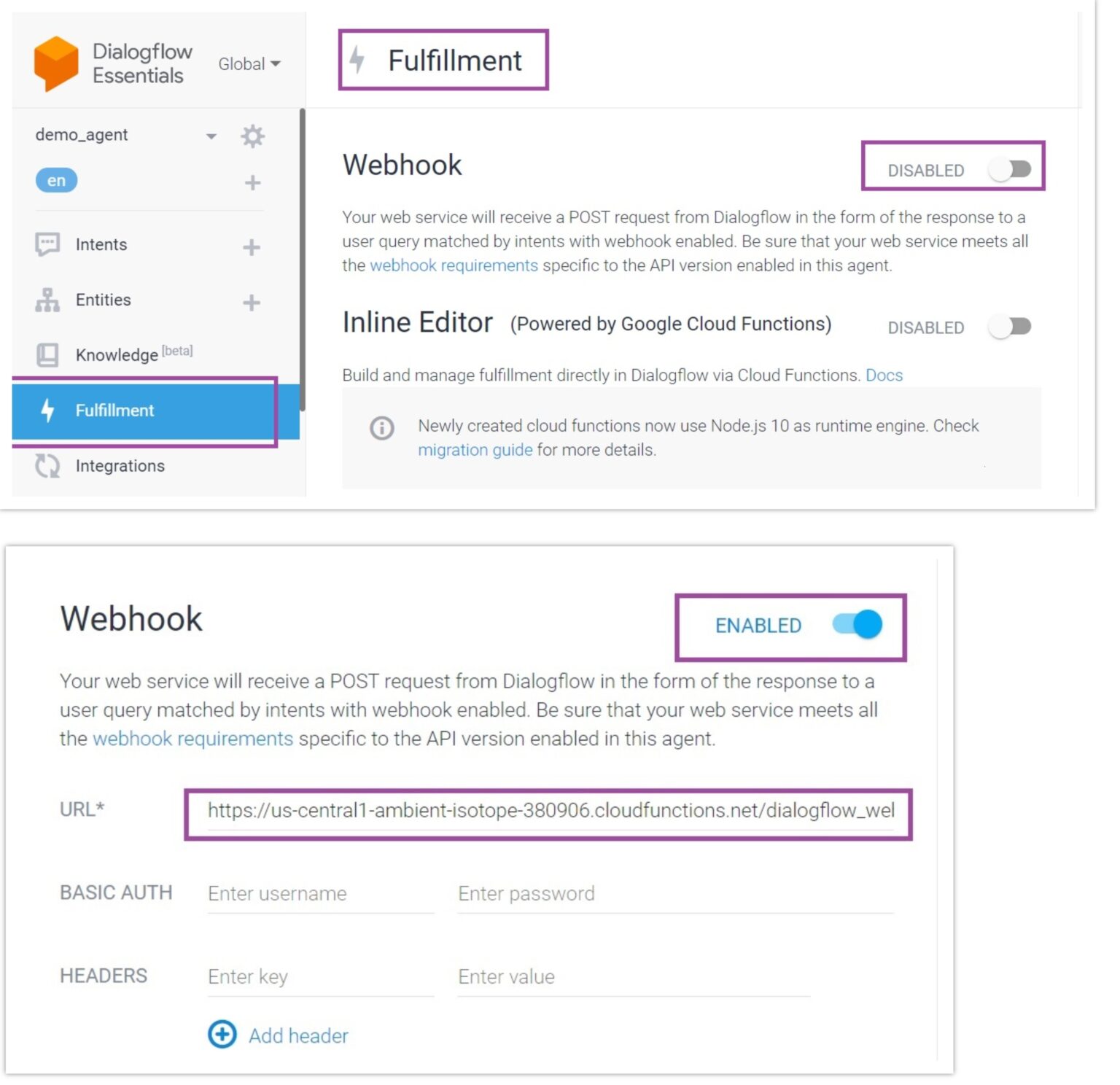 Dialogflow chatbot with custom webhook using Python and GCP | Official Pythian®® Blog