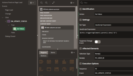 Apex Interactive Report: A link column with a clickable icon | Official Pythian®® Blog